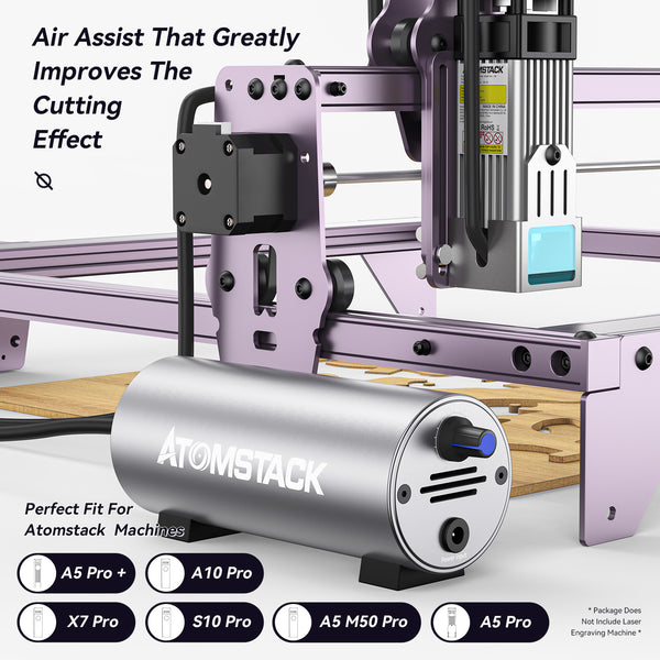 ATOMSTACK Air-assisted System With 10-30L/Min Airflow For Laser Engraver