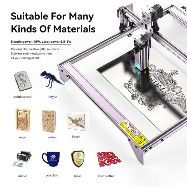 Upgrade ATOMSTACK A5 PRO+ 5.5-6W Laser Engraver With Eye Protection